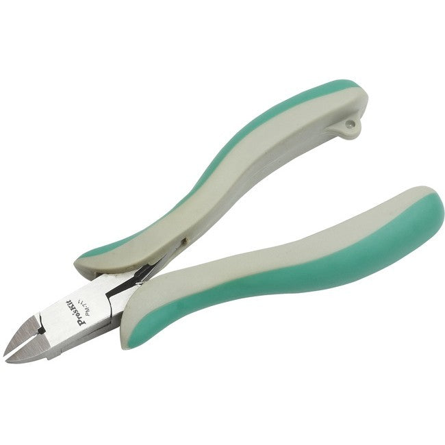PROSKIT 120mm Precision Cutting Pliers Side Cutter with Double Leaf Sp ...