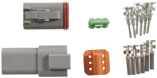 Waterproof Deutsch 6-Way Connector Set for Automotive Marine and Machi ...