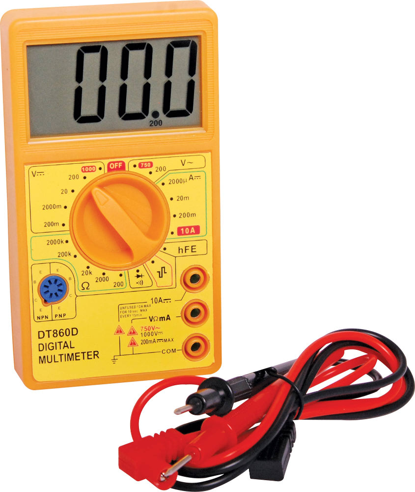 Micron 19 Range Digital Multimeter With Transistor Test – Bourne ...