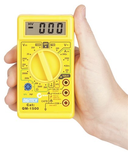 Digitech Low Cost Digital Multimeter Overload Protected For Car or Too ...