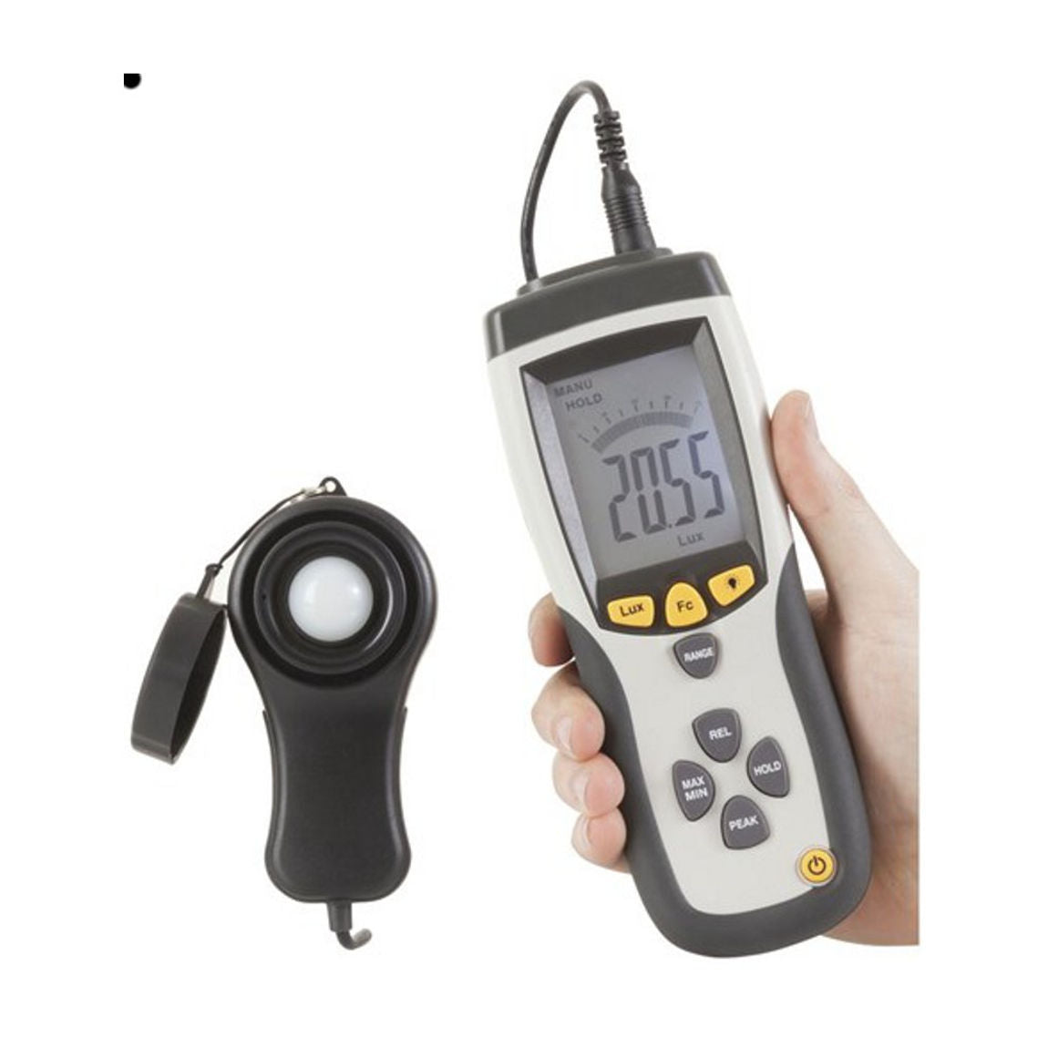 Protech Professional Digital light meter LUX 400K Cover Auto power off ...