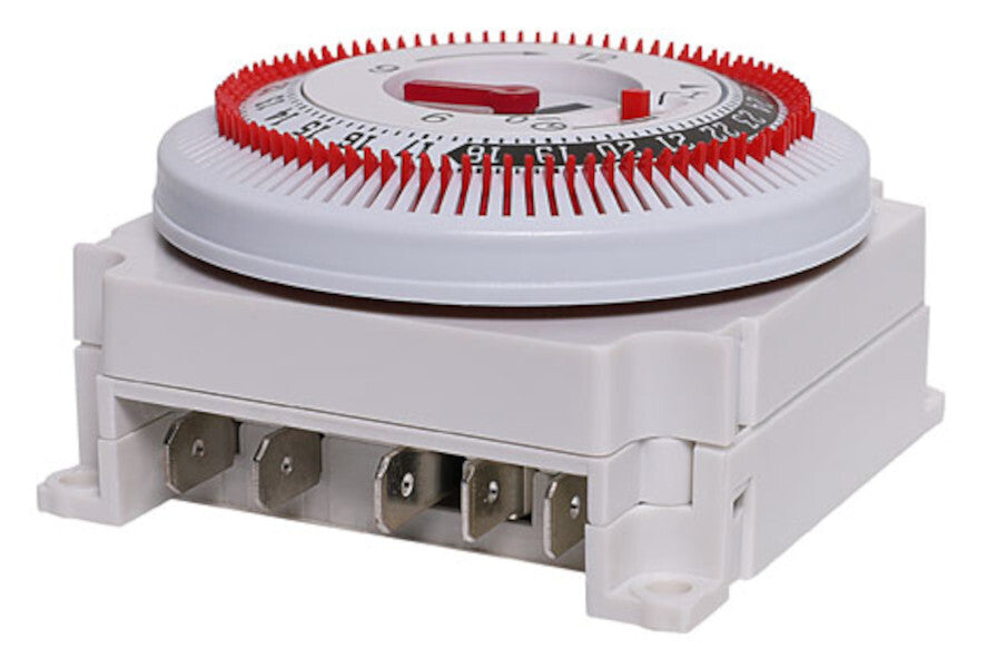 16A 240VAC Manual Mains Timer Switch 6.3mm Spade Connections – Bourne ...