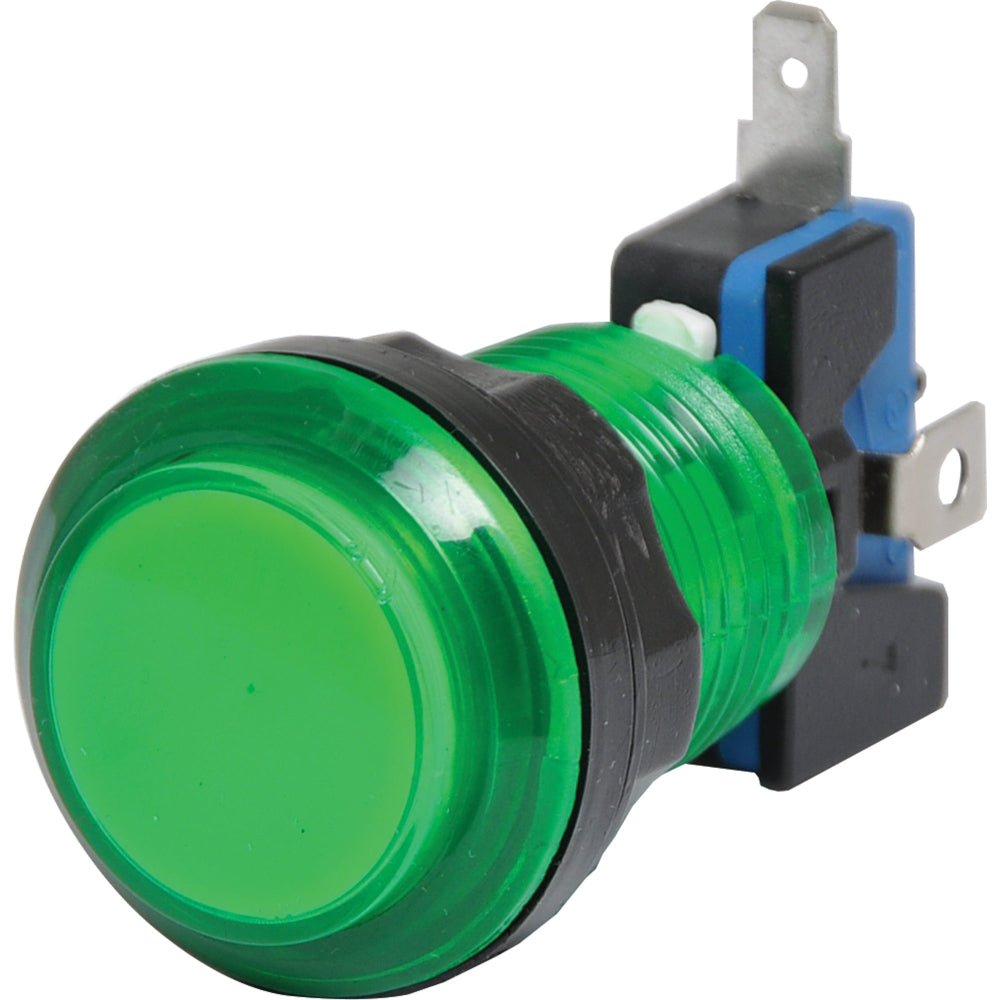 Green Arcade Style Momentary LED Illuminated Switch – Bourne Electronics