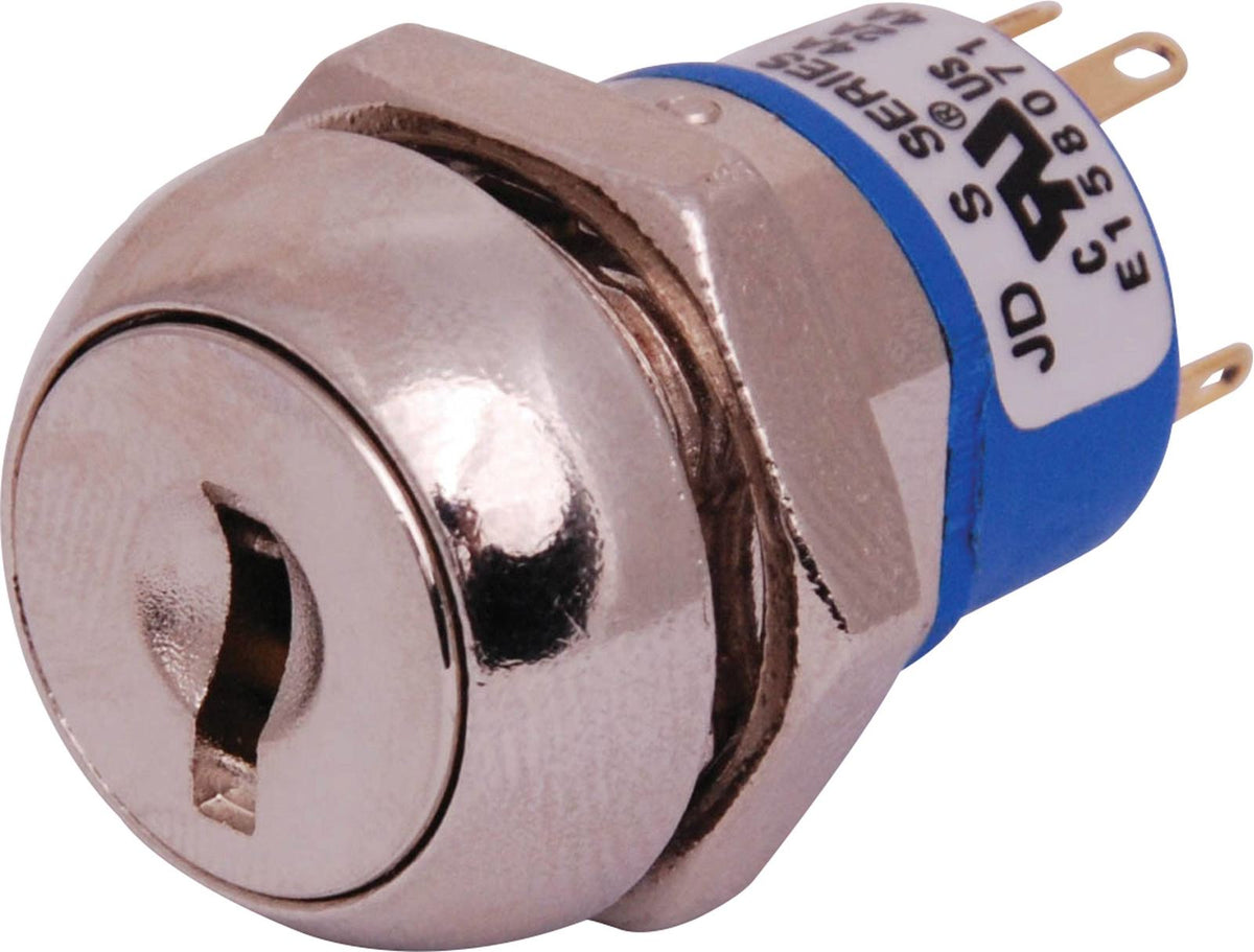 2 Position DPDT Spring Return 606 Key Keyswitch – Bourne Electronics