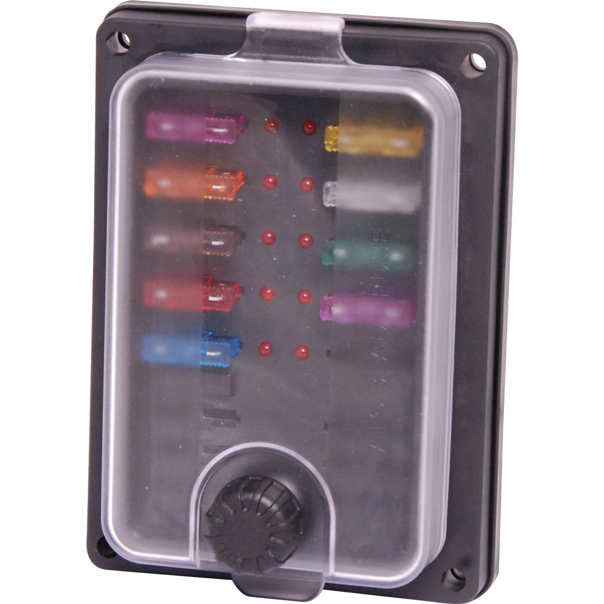 10 Way IP65 Panel Chassis Mount Blade Fuse Holder with LED Indicator ...
