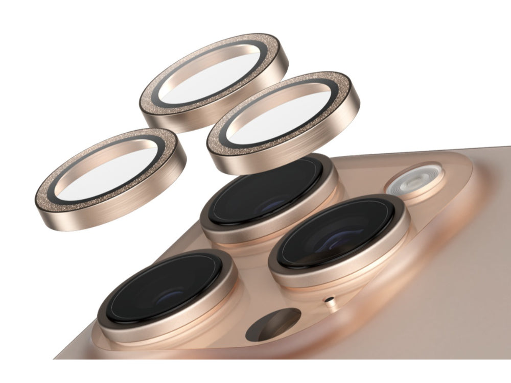 SAFE by Panzer Cam LP -iPhone 16 Pro/ProMax - Glitter Gold – Bourne ...