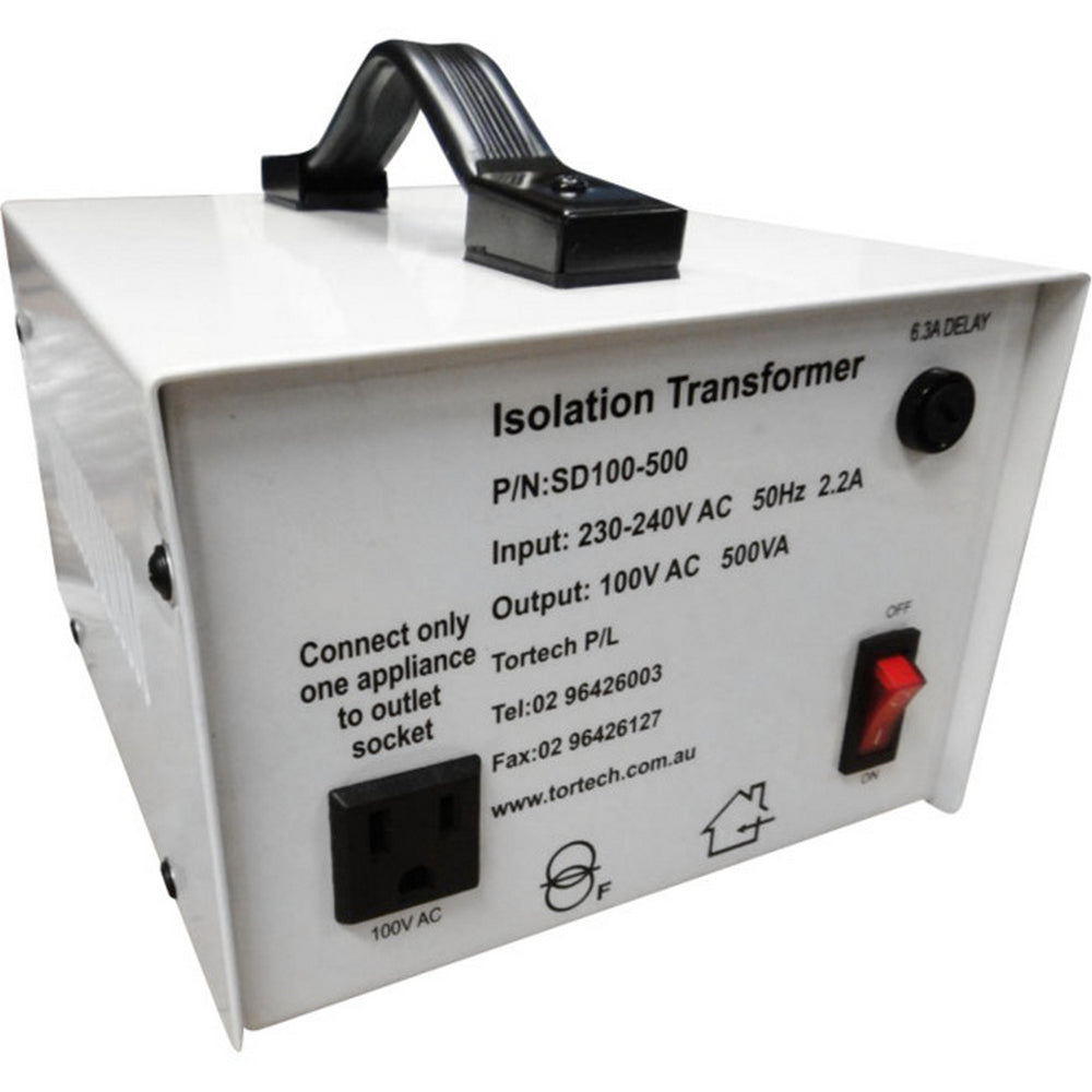 TorTech SD100-500W 100V 500W Japanese Voltage Stepdown Isolation Trans ...