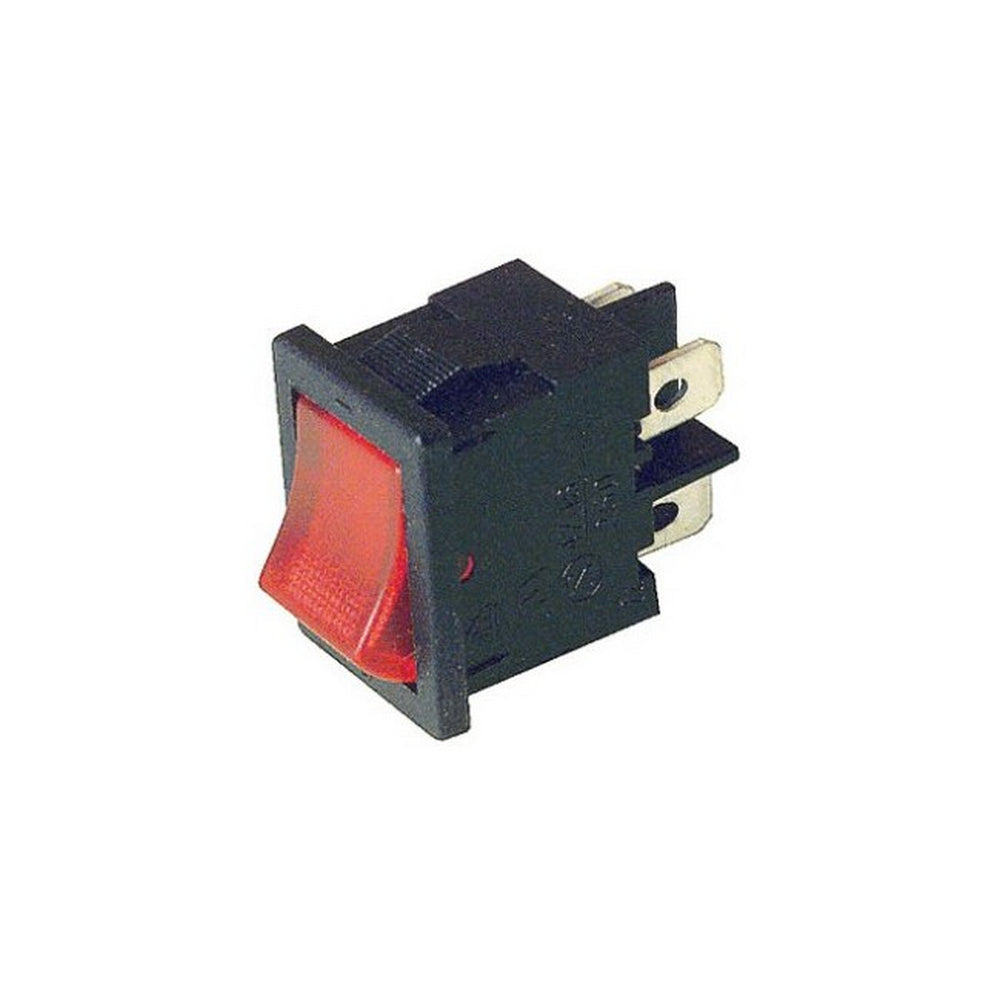SR4601 250VAC 6A DPST Mini Rocker Red Illuminated Switch – Bourne ...