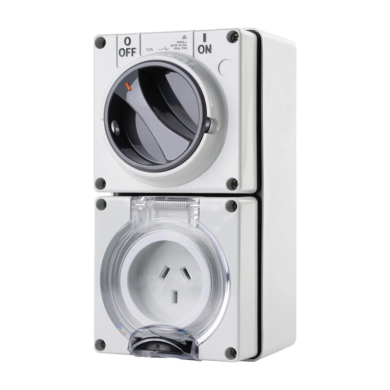3 Pin Flat Industrial Switch & Socket 15A – Bourne Electronics