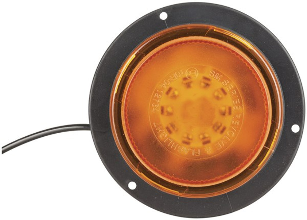 Response 12VDC Orange LED Strobe Light Emergengy Becon with Magnetic B ...