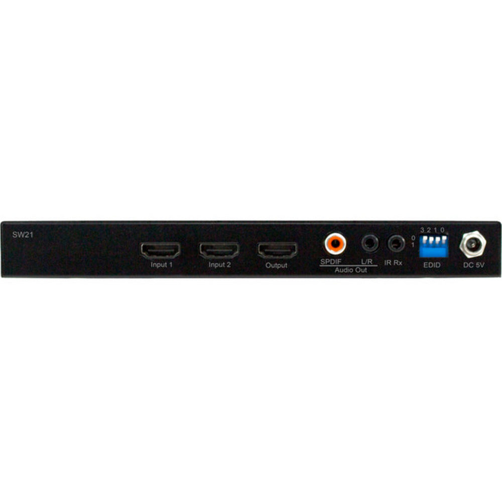 BLUSTREAM SW21 HDMI Switch 2 input to 1 Output with Integrated Audio B ...