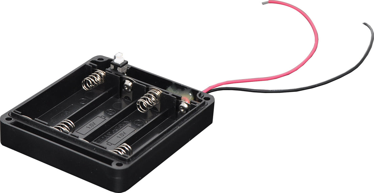 4 X AA Waterproof Battery Holder IP65 – Bourne Electronics