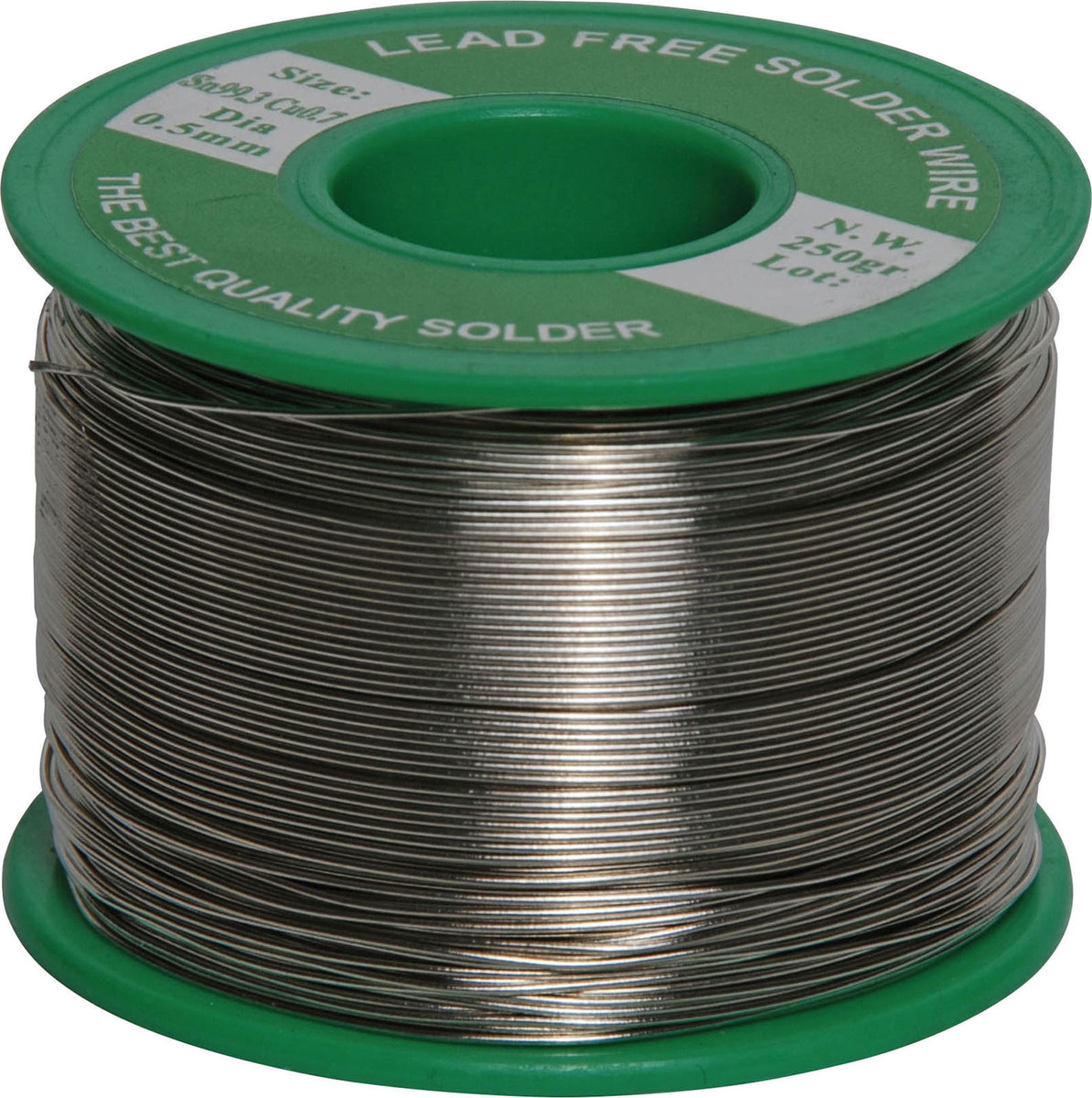 Rosh Resin Core Lead Free Solder 0.5mm 250G Roll Complies with Europea ...