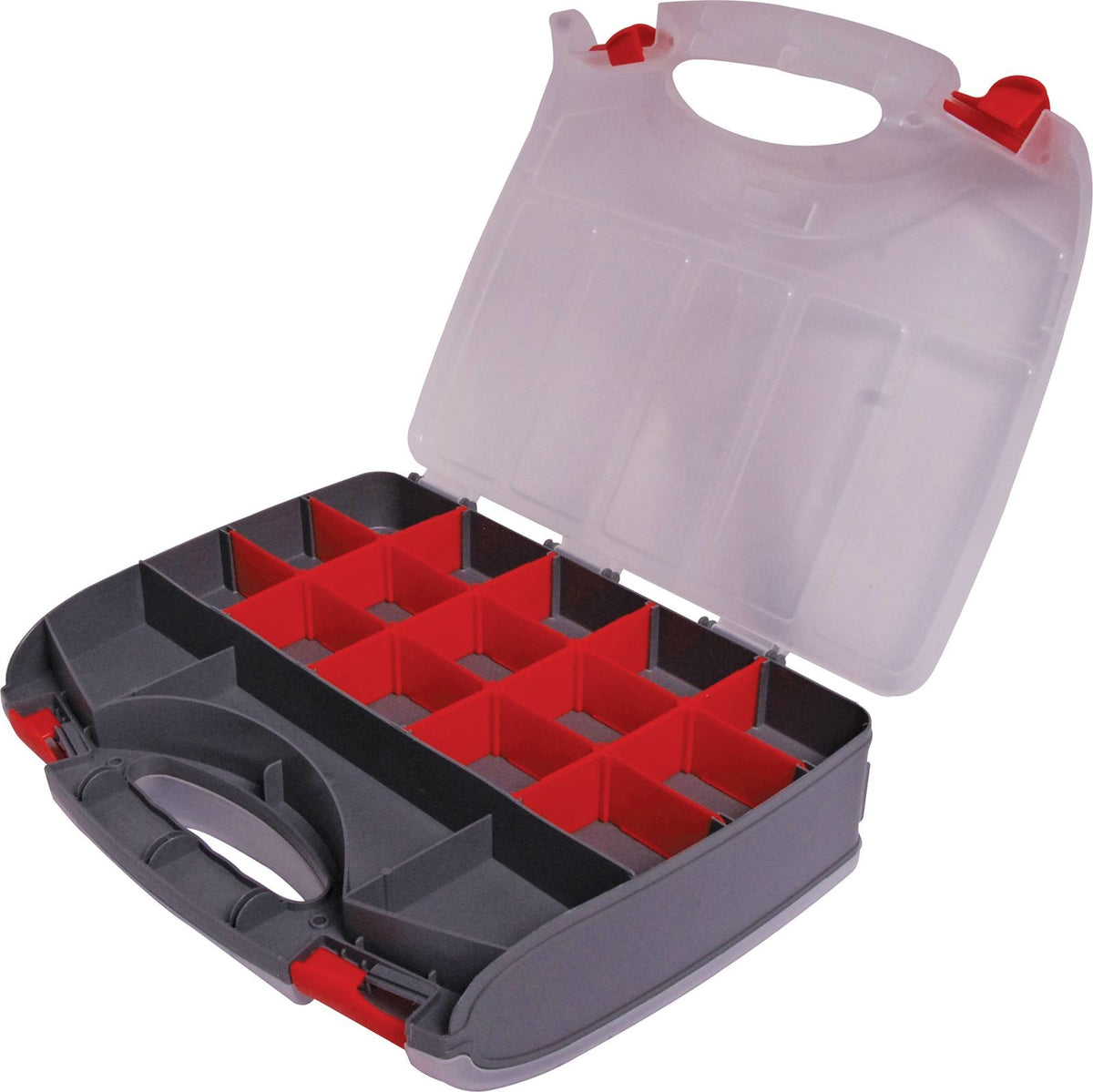 Double Layer Small Parts Case 340x280x80mm Two sets of clips allow you ...