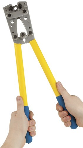 Heavy Duty Terminal Crimper 450mm long for crimping lug/eye terminals ...