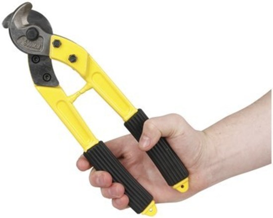 Duratech 300mm 12 inch Cable Cutters carbon steel attached drop forged ...