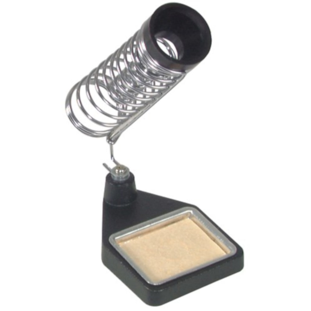 Deluxe Soldering Iron Stand removable sponge tray and twin spiral iron ...