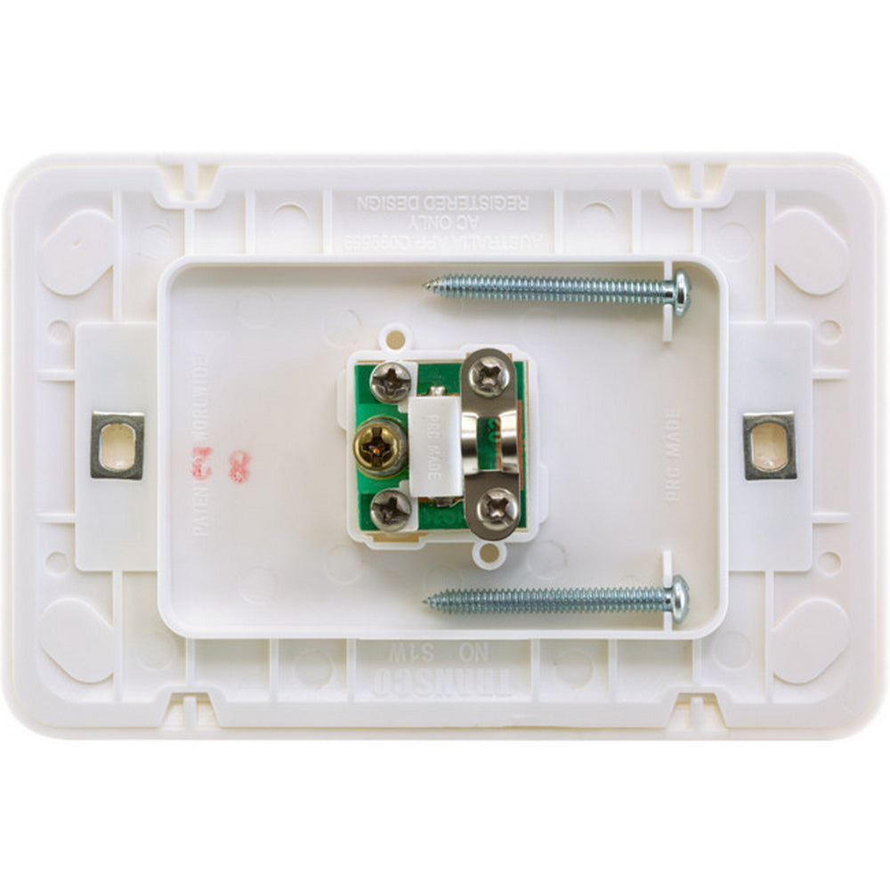 TRANSCO TVW Slim PAL to Saddle Rear TV Wall Plate White – Bourne ...