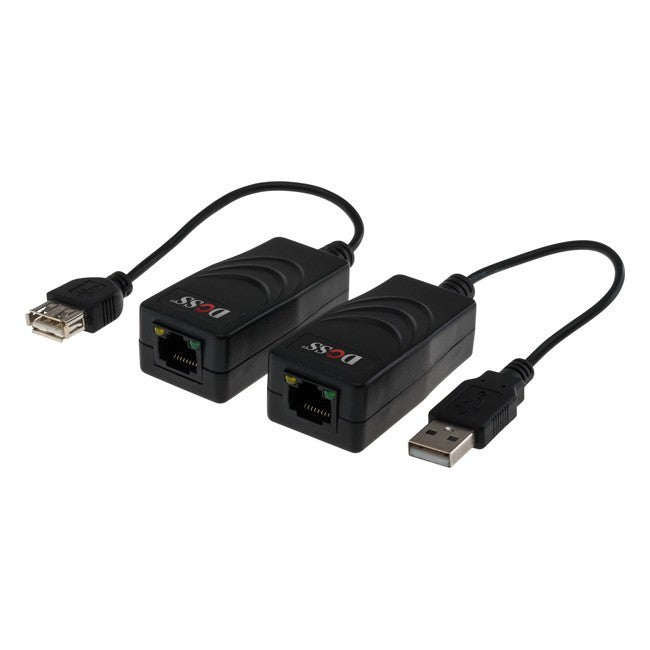 DOSS USBCAT100 USB Extension Over CAT5 USB 2.0 Up to 100m Range ...