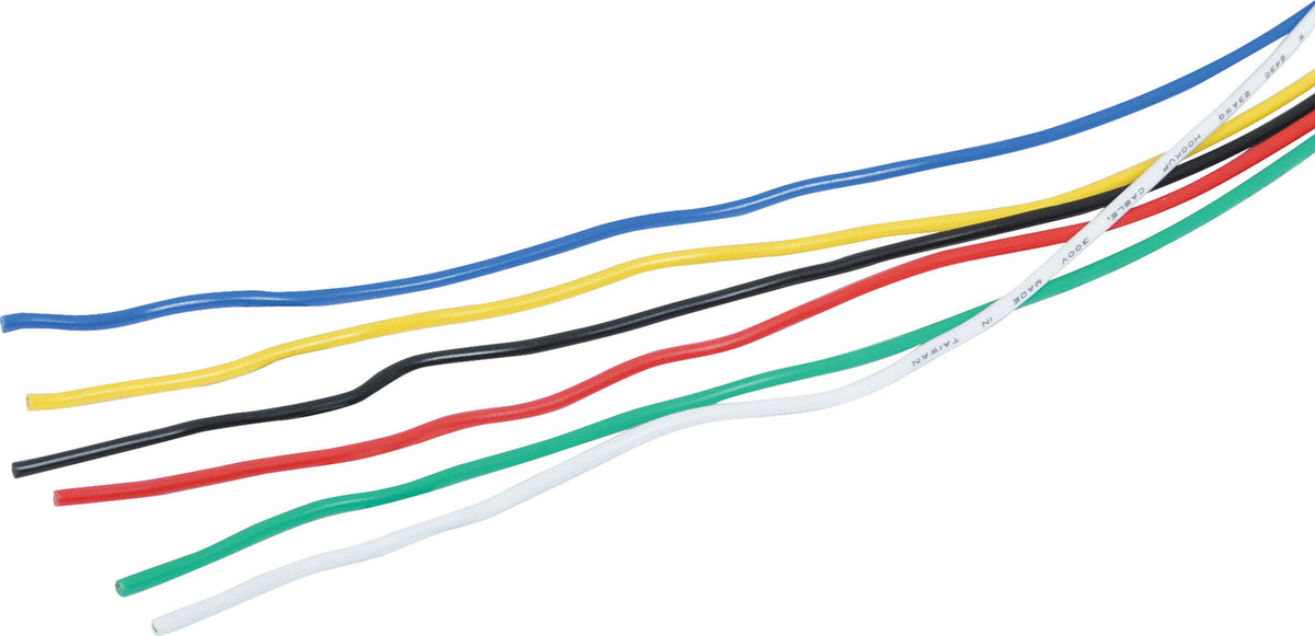 Solid Core 0.5mm 6 Colour Hobby Wire Pack – Bourne Electronics