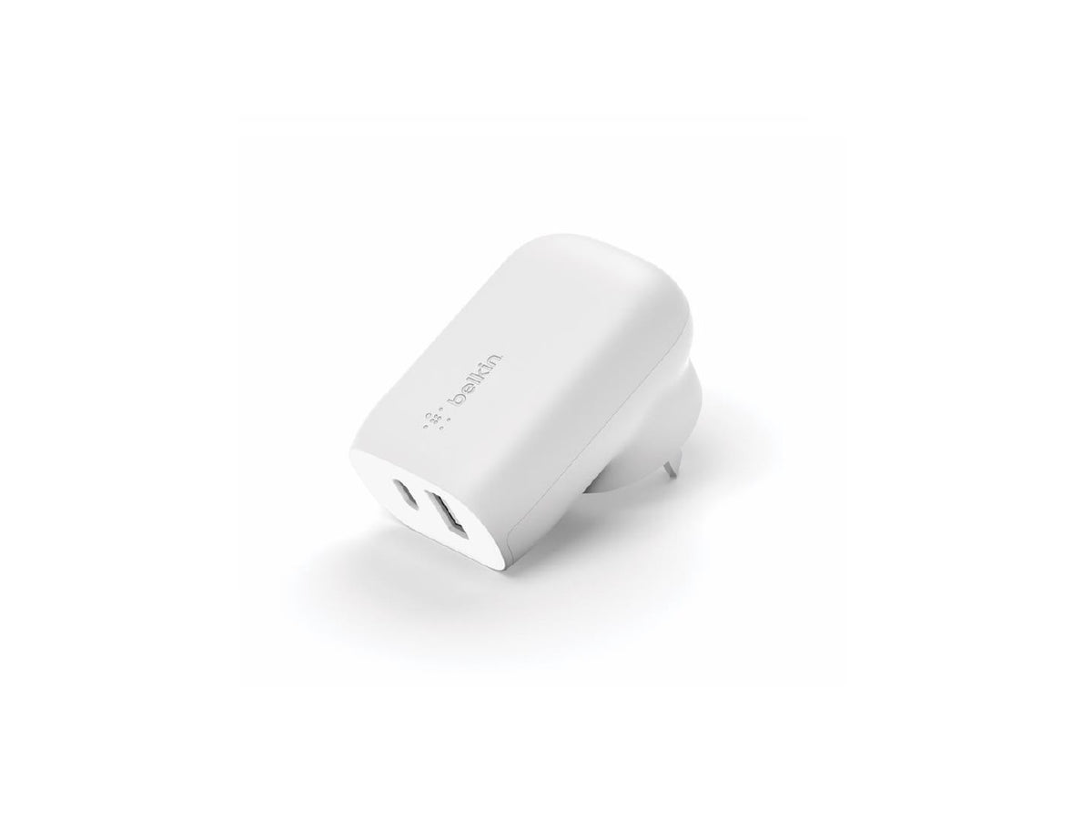 Belkin 42W USB-A + USB-C Wall Charger w/PPS & PD - White – Bourne ...