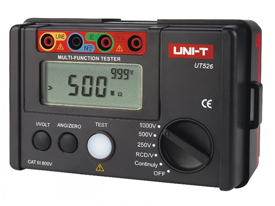 AEGIS CZ20073 UNI-T UT526 Combo CATIII Insulation & RCD Multifunction ...
