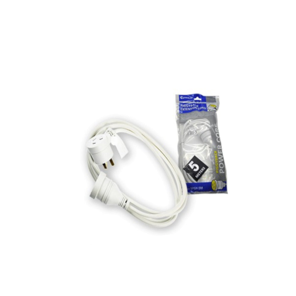 Sansai Piggy Back Power Extension Lead Australian 3Pin Plug and Socket ...